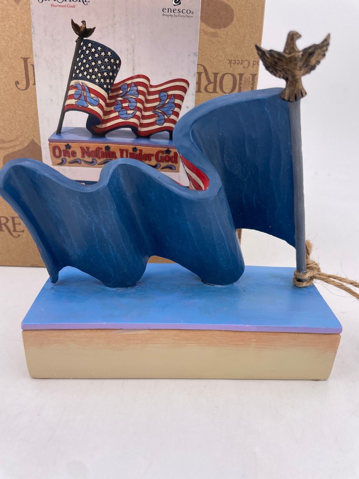 Enesco Jim Shore - Patriotic One Nation Flag (5.25") #6008790 | eBay