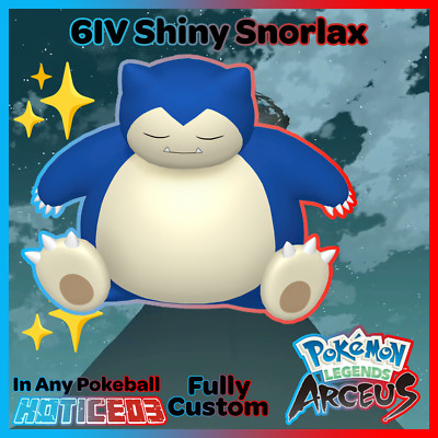 Shiny Snorlax / Alpha Max Stats Pokemon Legends: Arceus 🚀Fast Pokémon ...