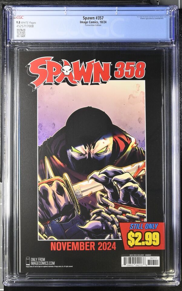 2024 NYCC SPAWN #357 PEACH MOMOKO Exclusive VARIANT CGC 9.8 limited to 500 | eBay