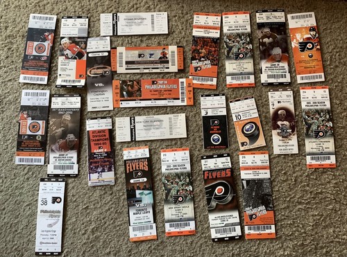 Lot Of 23 - 1992-2012 Philadelphia Flyers Ticket Stubs Vs Devils ...