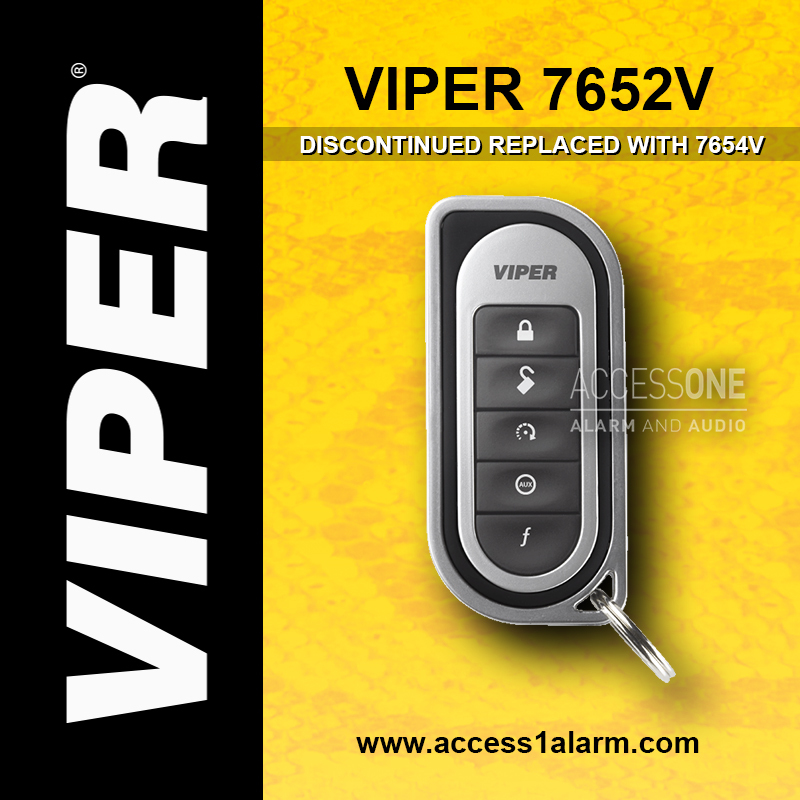 Viper 7652V 1-Way SST 5-Button Replacement Remote Control Transmitter ...