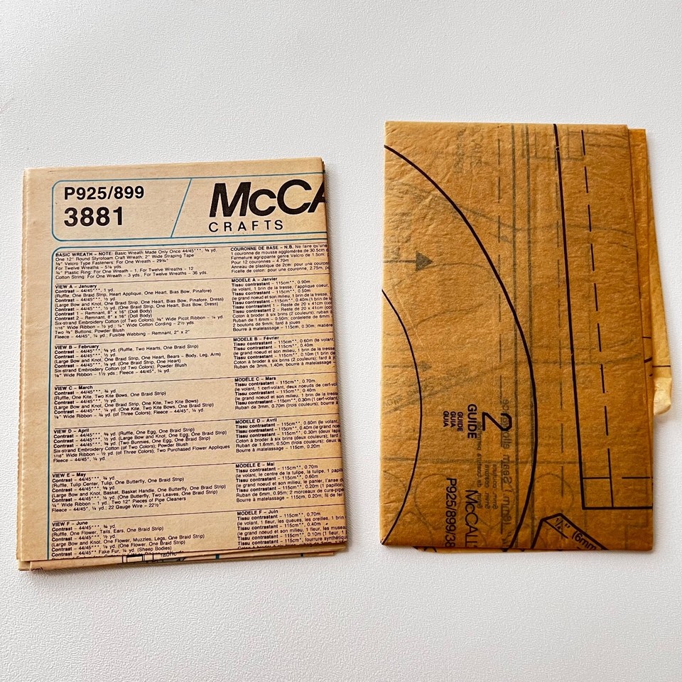 Simplicity Fall Autumn Craft Pattern Scarecrow & Clothes 8022 Makes 44 ...