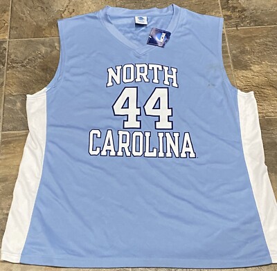 University of North Carolina NEW NCAA THROWBACK basketball jersey #44 ...
