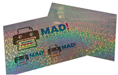 Nacré Hologramme Pixel Effet Métallique Adhésif Jet D'Encre Film 5 A3 ...