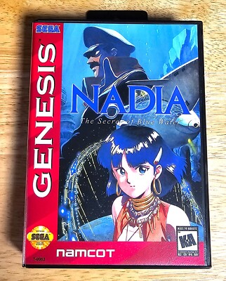 Nadia The Secret of Blue Water - RPG Game & Case For Sega Mega Drive ...
