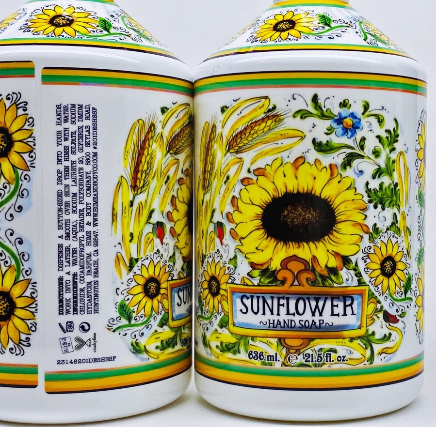 2 Home Body Co SUNFLOWER Hand Soap Wash Liquid 21.5 oz | eBay