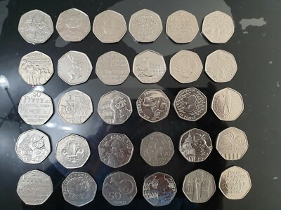 EXTREMELY RARE 50P COIN COLLECTION - JOB LOT | eBay UK