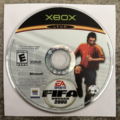 🔥 FIFA Soccer 2005 (OG Xbox, 2004) Good Disc Only! See Description ...