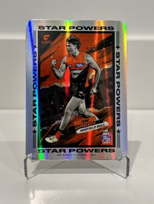 2024 TEAMCOACH STAR POWERS GWS GIANTS TOM GREEN SP 42 CARD AFL SILVER ...