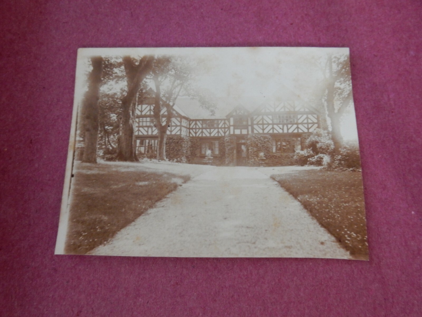 IRBY HALL Cheshire PHOTO 1907 ERA 10/8cm | eBay UK