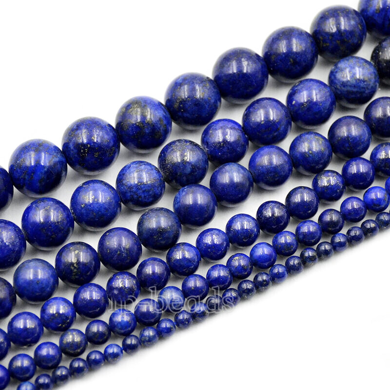 Natural Gemstone Smooth Round Loose Beads 15" 4mm 6mm 8mm 10mm 12mm | eBay