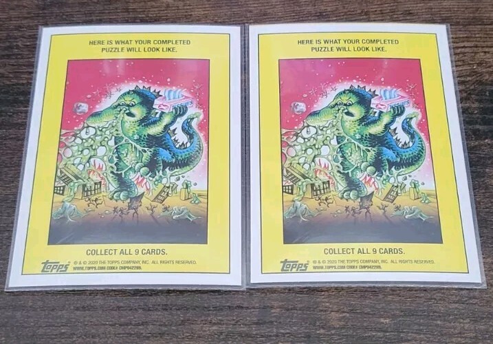 2020 GPK ADAM BOMB 21a, BOOGER BILLY 21b Green parallel | eBay