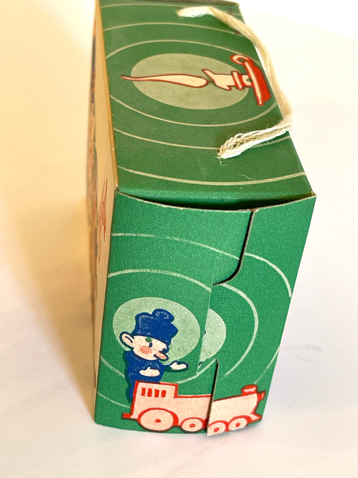 VINTAGE CHRISTMAS SANTA'S HELPERS GIVING TOY'S CANDY BOX. VINTAGE never ...