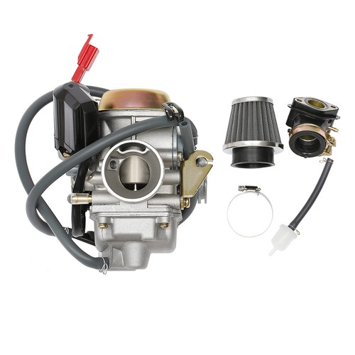 PD24J Carburetor 24mm for GY6 125cc 150cc 152QMJ 157QMI 4 Stroke ...