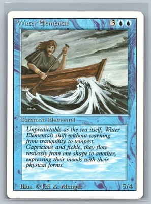 Magic The Gathering Revised Edition Water Elemental MTG TCG CCG 3rd 3ED ...