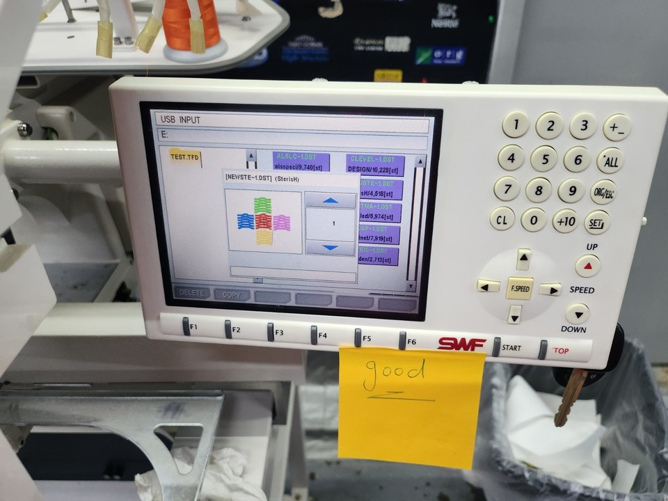 SWF Embroidery Machine E-T1501c E-T601c Controller CPU Panel ETX550 D64 ...