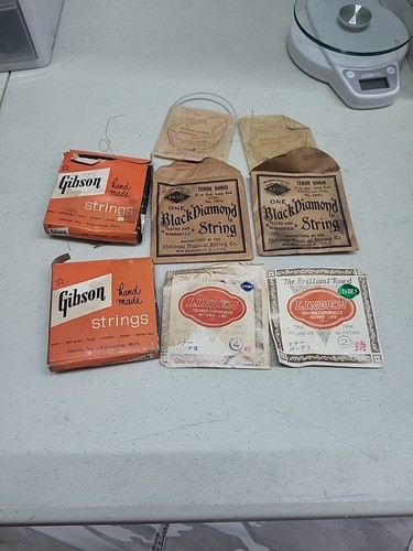 Vintage Guitar Strings - GIBSON, BLACK DIAMOND, LINDEN | eBay