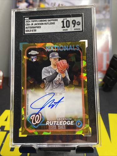 2024 Topps Chrome Sapphire Edition - Autographs Jackson Rutledge #CSA ...