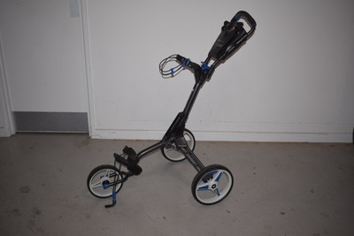 Motocaddy Cube 3 3-Wheel Push/Pull Golf Trolley Black/Blue | eBay UK
