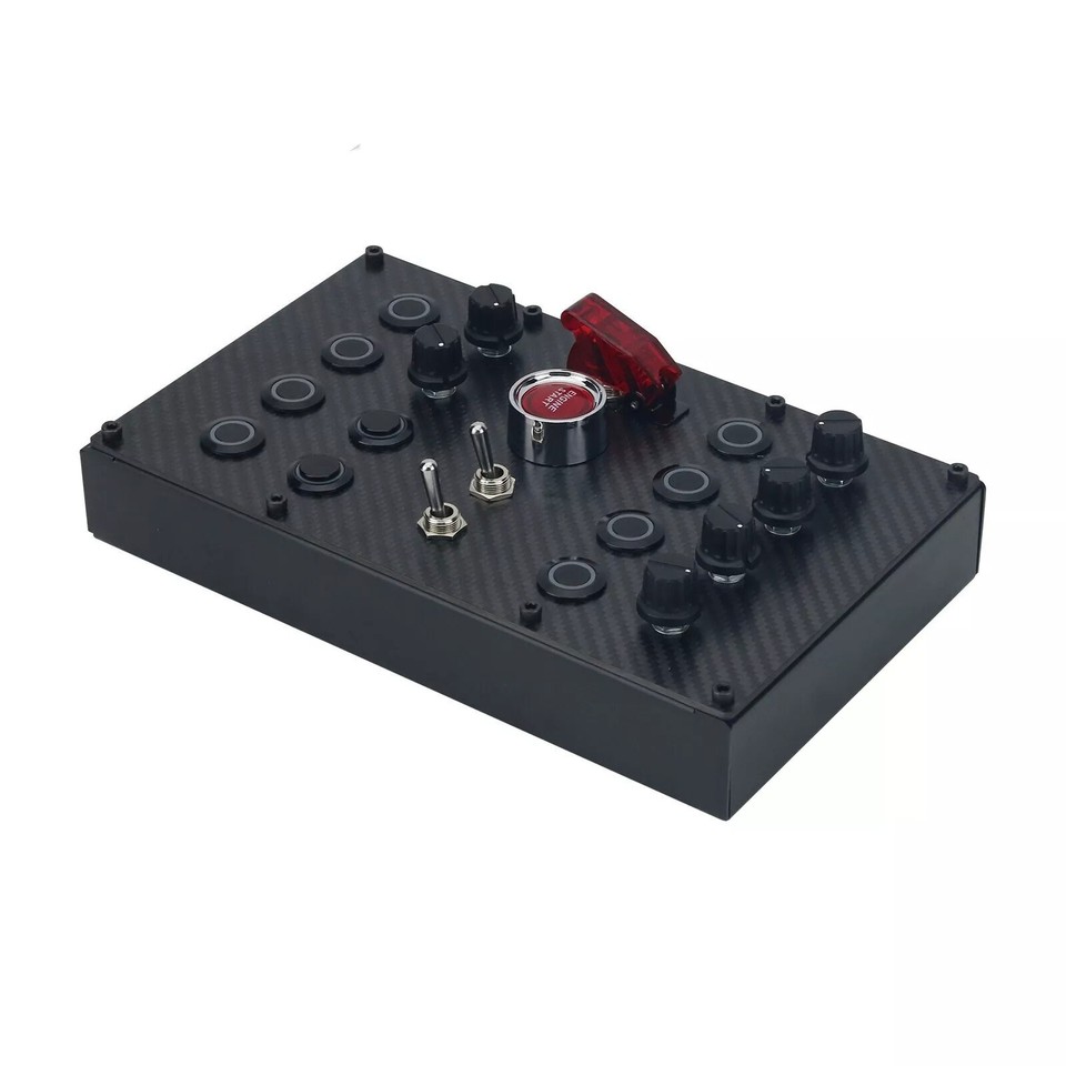 SIMDT Button Box SIM Racing Control Box Racing Simulator with Carbon ...