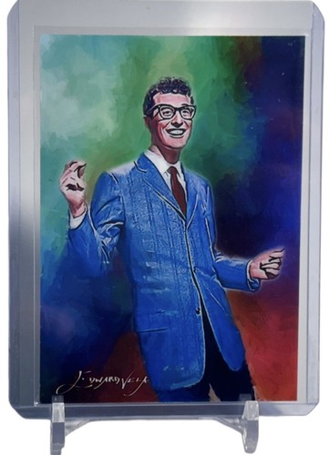 Buddy Holly Art Card Limited Edition #33/50 Auto Signed by Edward Vela ...