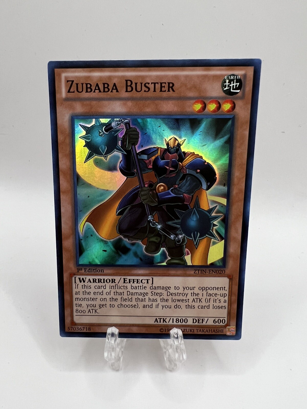 YuGioh Zubaba Buster NM (1st Ed.) ZTIN-EN020 Super Rare Card | eBay