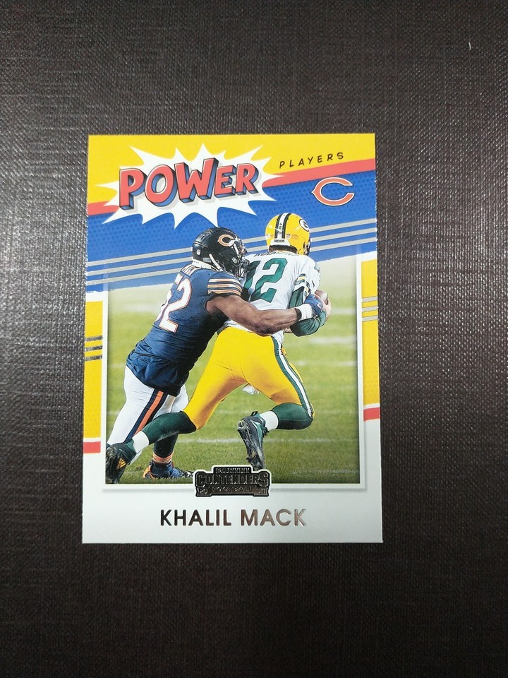 KHALIL MACK 2021 PANINI CONTENDERS POWER PLAYERS #PP-KMA CHICAGO BEARS ...