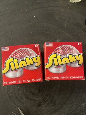 2x Slinky Original Metal Walking Fidget Spring Toys | eBay