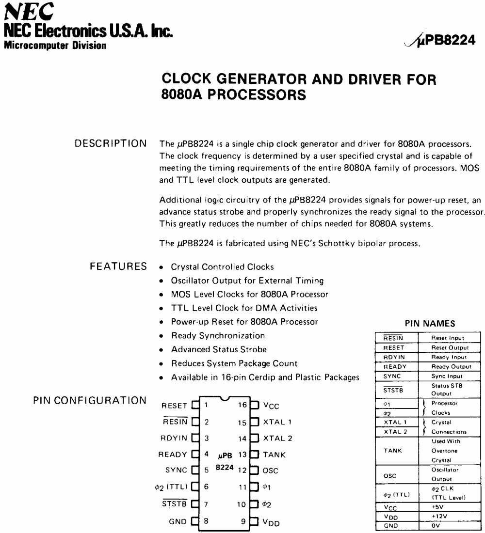 8202 D8202 8203 D8203 C8206 8207 R8207 8208 C8208 SAB82258A 8224 SAB8224P D8284A | eBay