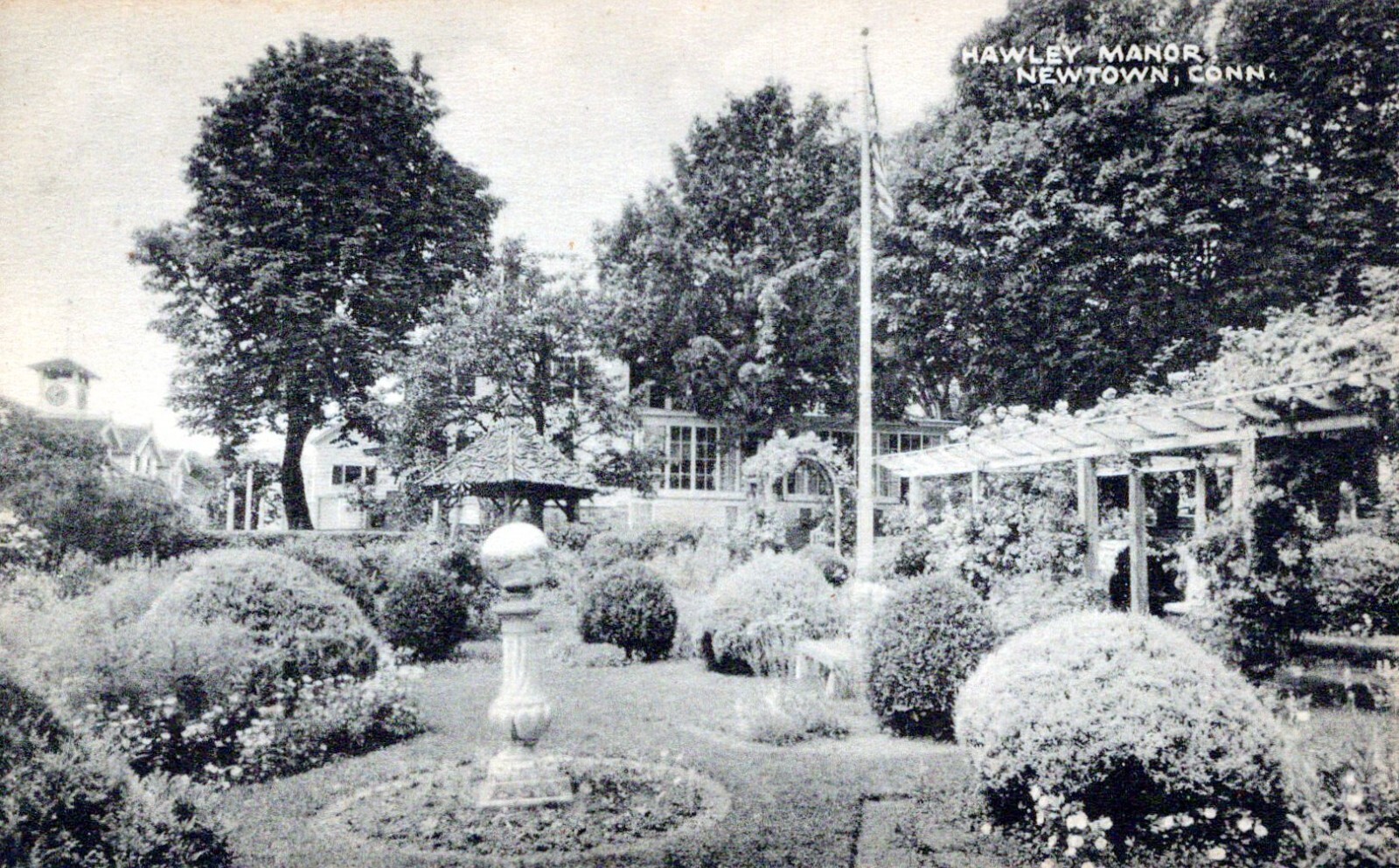 Newton Connecticut Hawley Manor Postcard | eBay