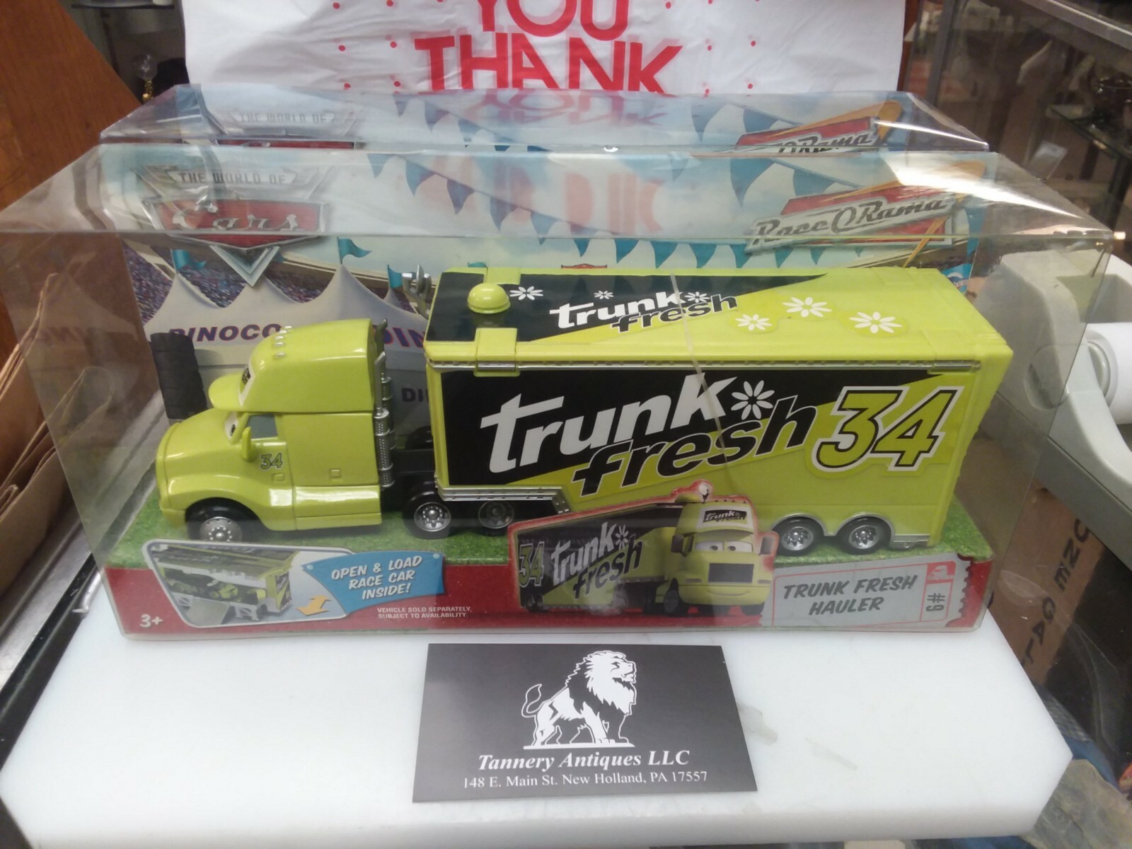 mattel disney pixar cars trunk fresh no. 34 synthetic rubber tires k ...