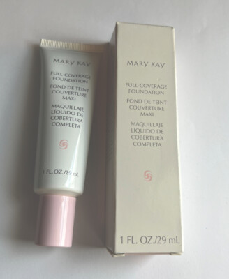 Mary Kay Full Coverage Foundation Ivory 104 Pink Lid # 366500 | eBay