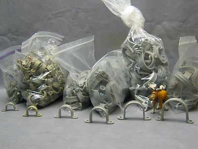 Cantex / Carlon PVC Pipe Strap Large Lot of 450 Pcs. Various Sizes | eBay