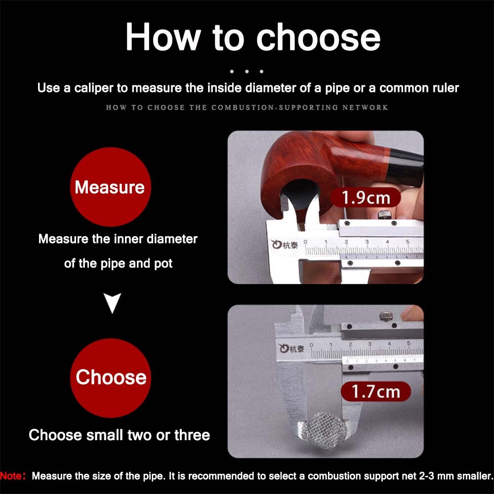 USA Tobacco Smoking Pipe Metal Filter Screen Steel Mesh Rimmed Dome ...