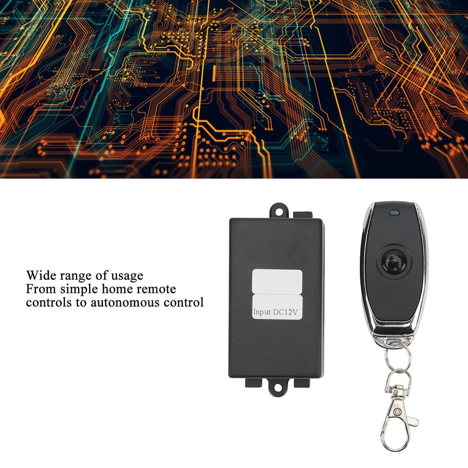Momentary Remote Control Switch With Relay 7A 12V For Easy And Safe ...