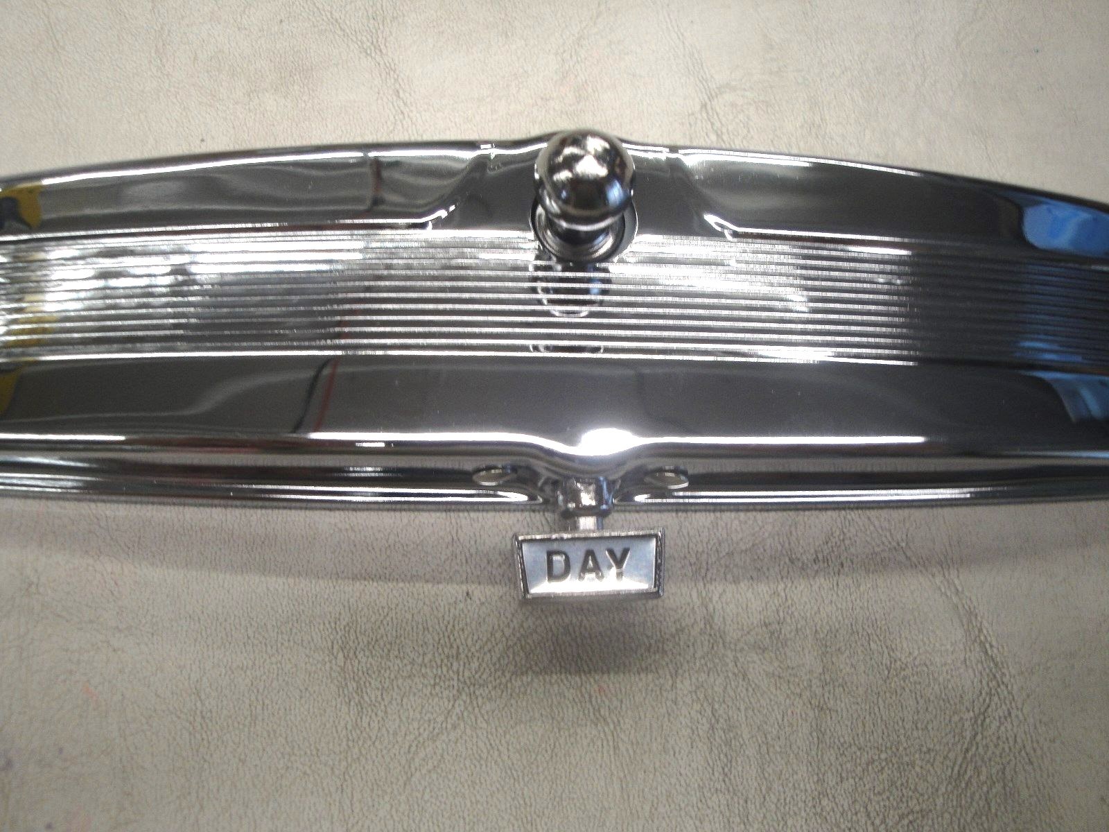 63 64 65 1963 1964 1965 FORD FALCON CHROME INSIDE REAR VIEW DAY NITE ...