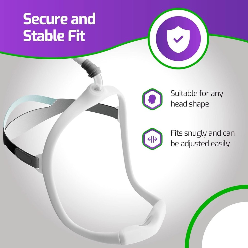 Medium Frame Headgear for Dreamwear Nasal Gel Full Face Sleeping | eBay