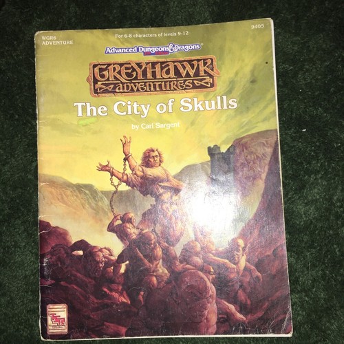 The City of Skulls AD&D 2nd Ed Greyhawk Adventures Module TSR 9405 WGR6 ...