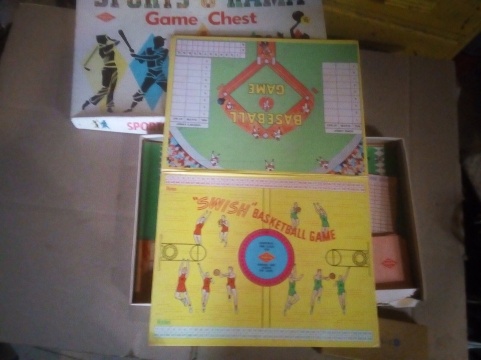 Sports O Rama Game Chest Vintage Football Board Game 1965 | eBay