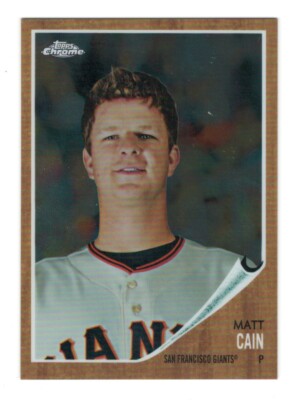 Matt Cain 2011 Topps Heritage Chrome /1962 #C176 Numbered Card | eBay