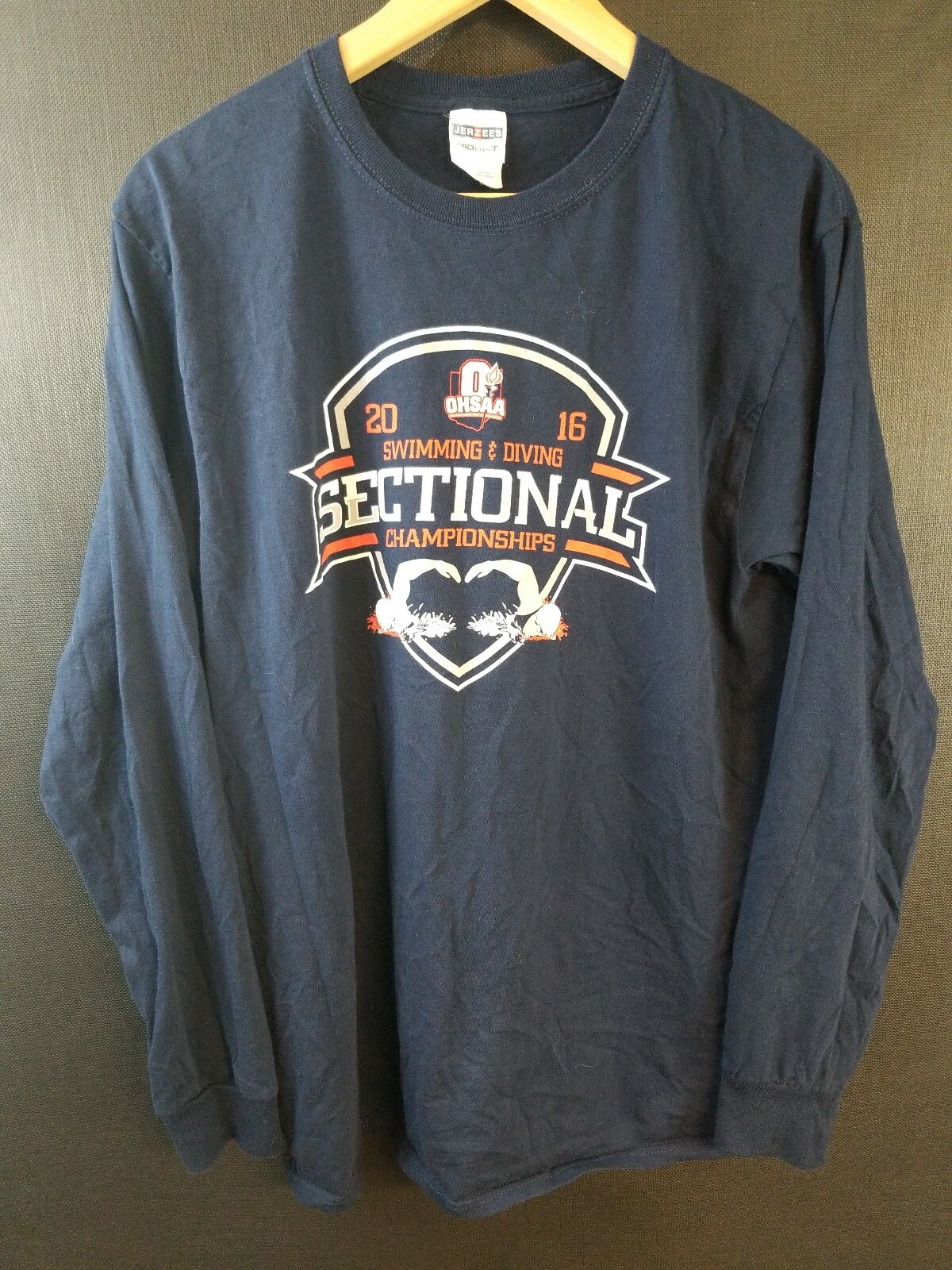 2016 OHSAA Ohio High School Swimming Diving Sectional Long Sleeve Shirt ...