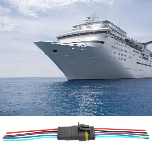 2 Sets 5 Pin Car Waterproof Electrical Connector Plug With Wire Cable ...