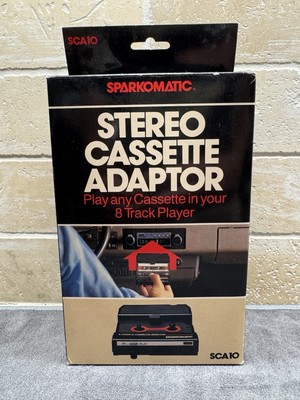 Vintage Sparkomatic SCA10 Stereo 8 Track Cassette Adapter with Box ...
