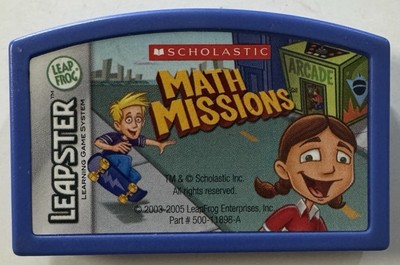 Leap Frog Leapster Math Missions Game Cartridge (2003) | eBay