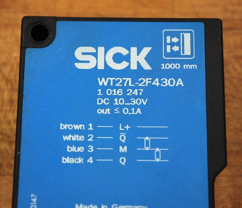 SICK WT27L-2F430A, Proximity Sensor - PARTS ONLY | eBay