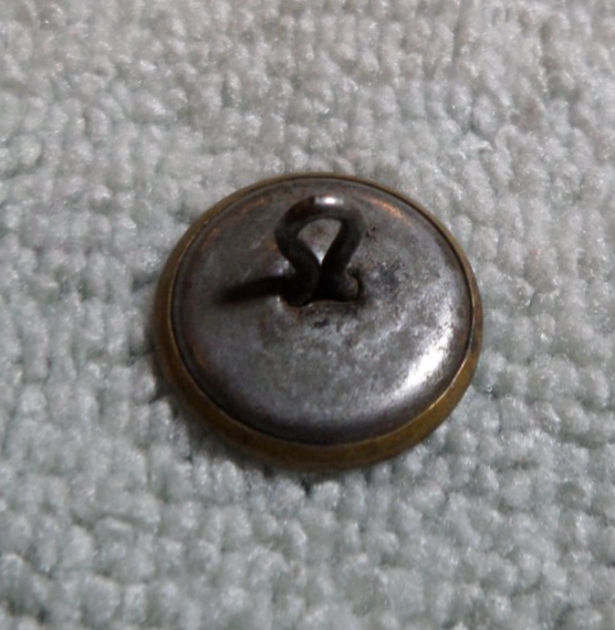 Vintage Antique Metal Verbal Work Uniform Button TRIANGLE BRAND ...