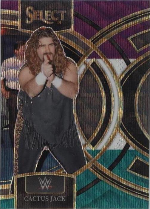 2024 Panini Select WWE - Premier Level Cactus Jack #193 Tri-Color Prizm ...