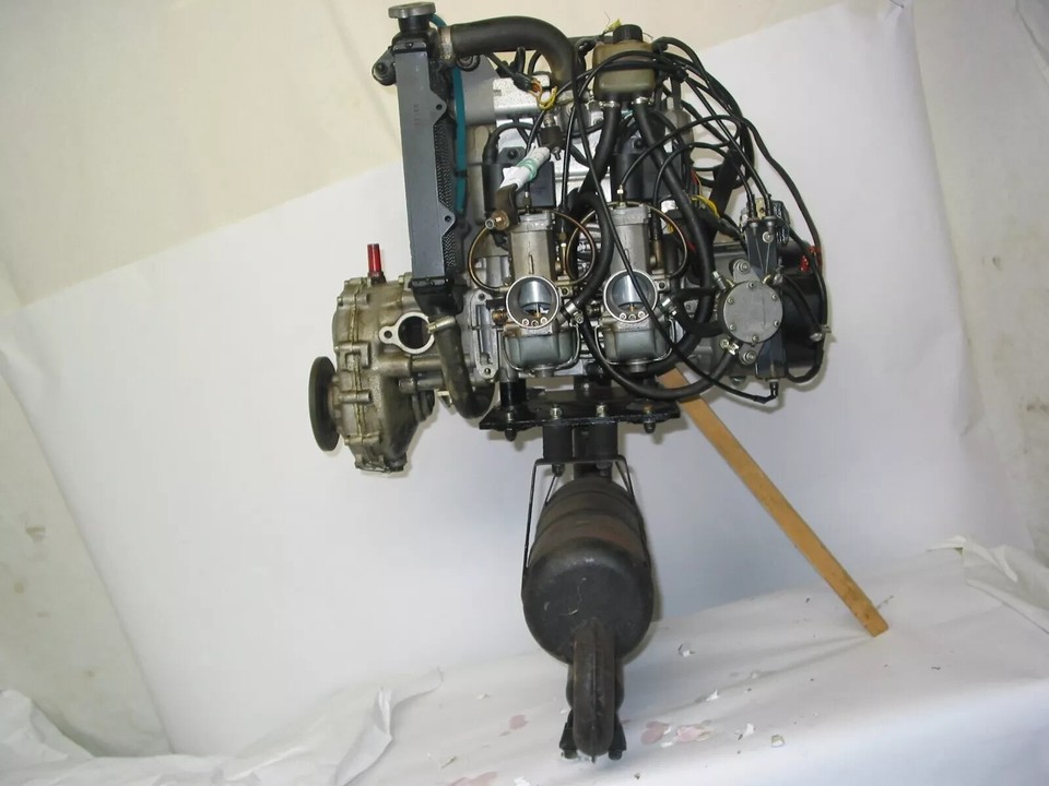 64HP ROTAX 582 ENGINE DCDI C GEARBOX EXHAUST DUAL RADIATORS ! VERY NICE ...