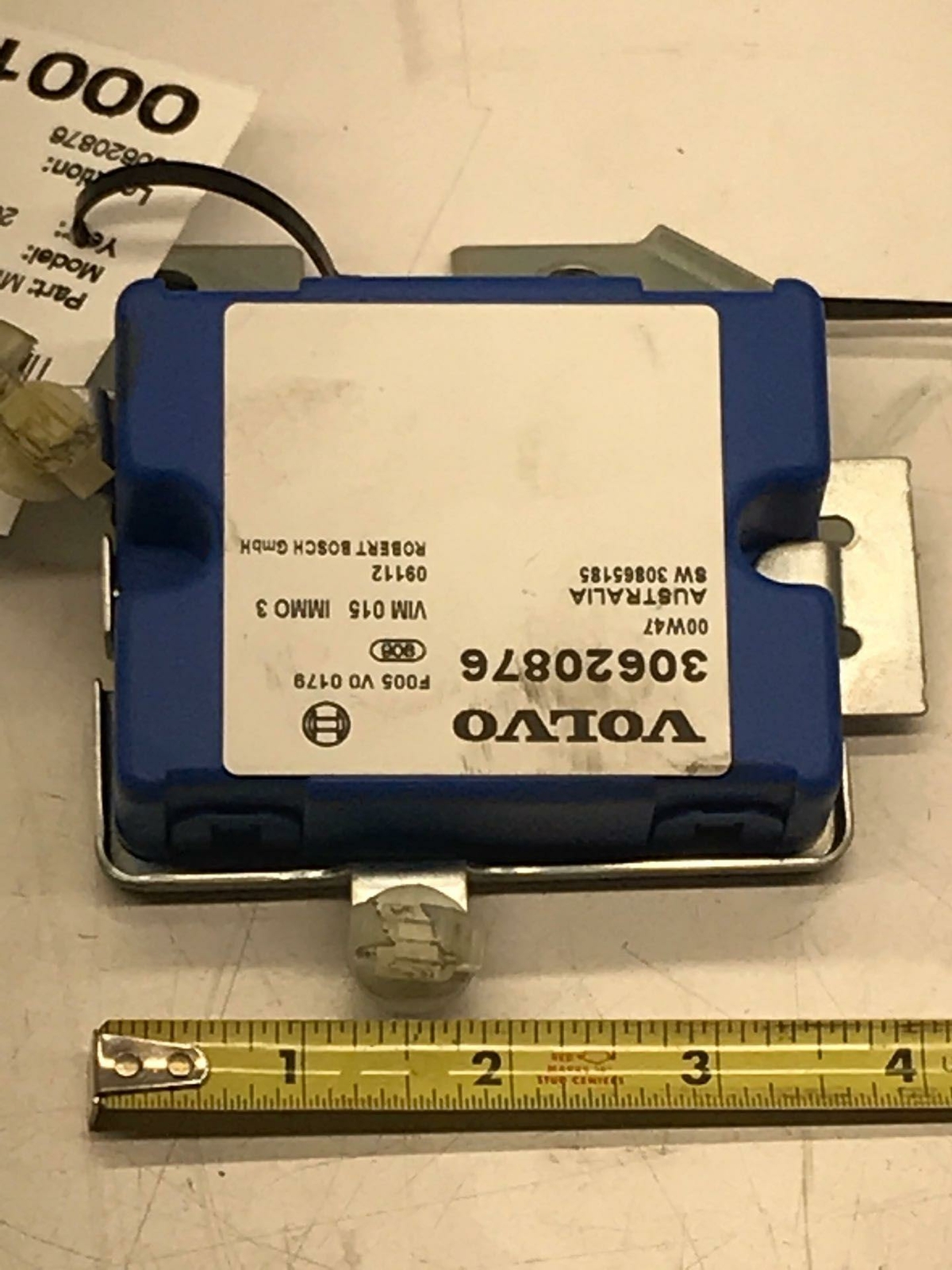 2001 VOLVO 40 SERIES S40 Immobilizer Control Module Computer ECU ...