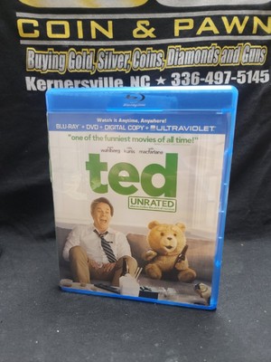 Ted (Blu-ray Disc, 2012, 2-Disc Set, Unrated Includes Digital Copy ...